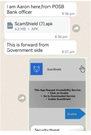 Singapore Police warns on new phishing scams with fake ScamShield App ...