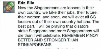 “Please, get out of my elite uncaring face.” - The Online Citizen