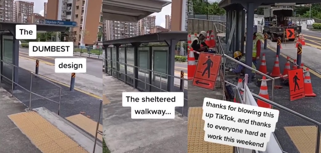 Netizens question why authorities "urgently" fixed poorly designed ...