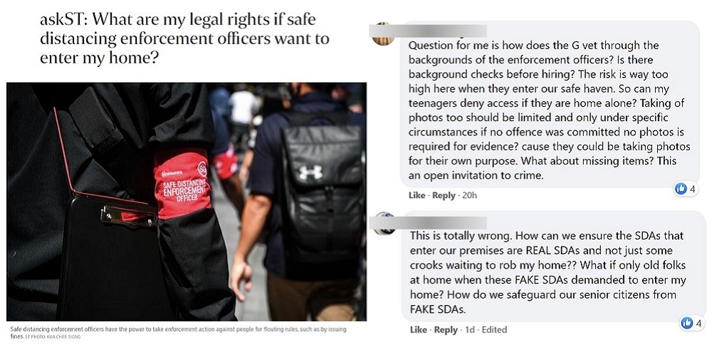 ST explains people’s legal rights if safe distancing enforcement ...