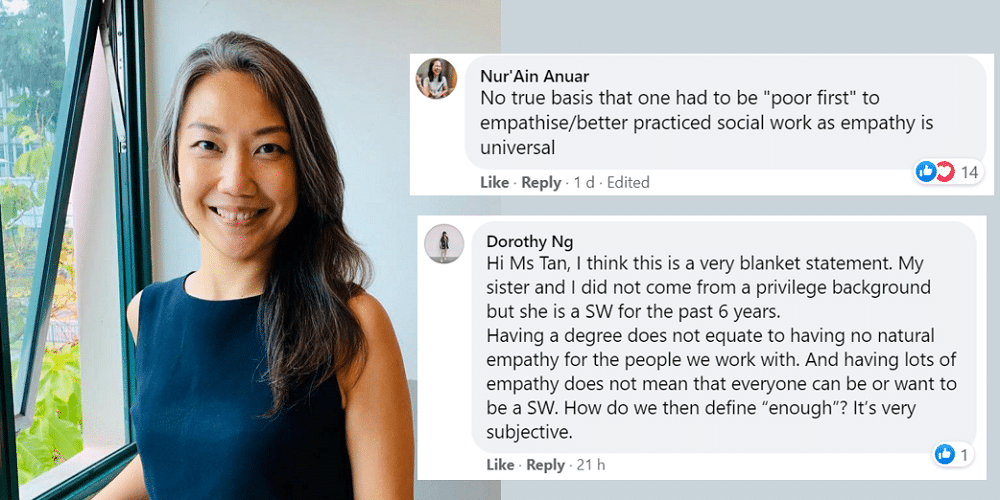 Netizens criticise MP Carrie Tan's characterization of social workers ...