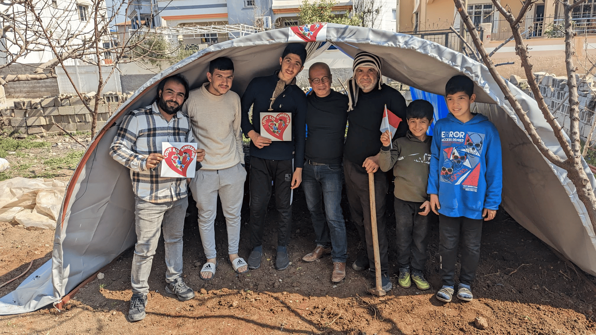 Singaporean activist Gilbert Goh seeks donations for tents as Syrian ...
