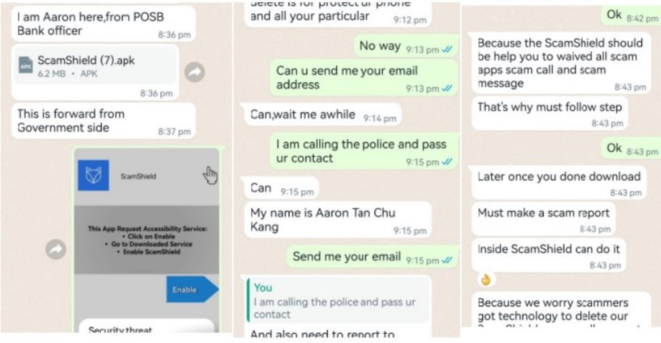 Singapore Police warns on new phishing scams with fake ScamShield App ...