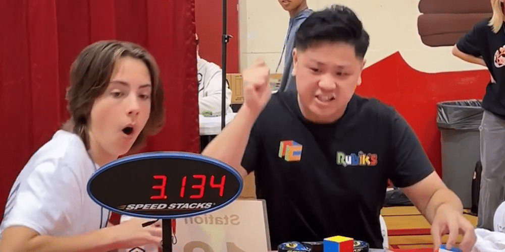 Max Park shatters Rubik's Cube World Record with 3.13-second solve ...