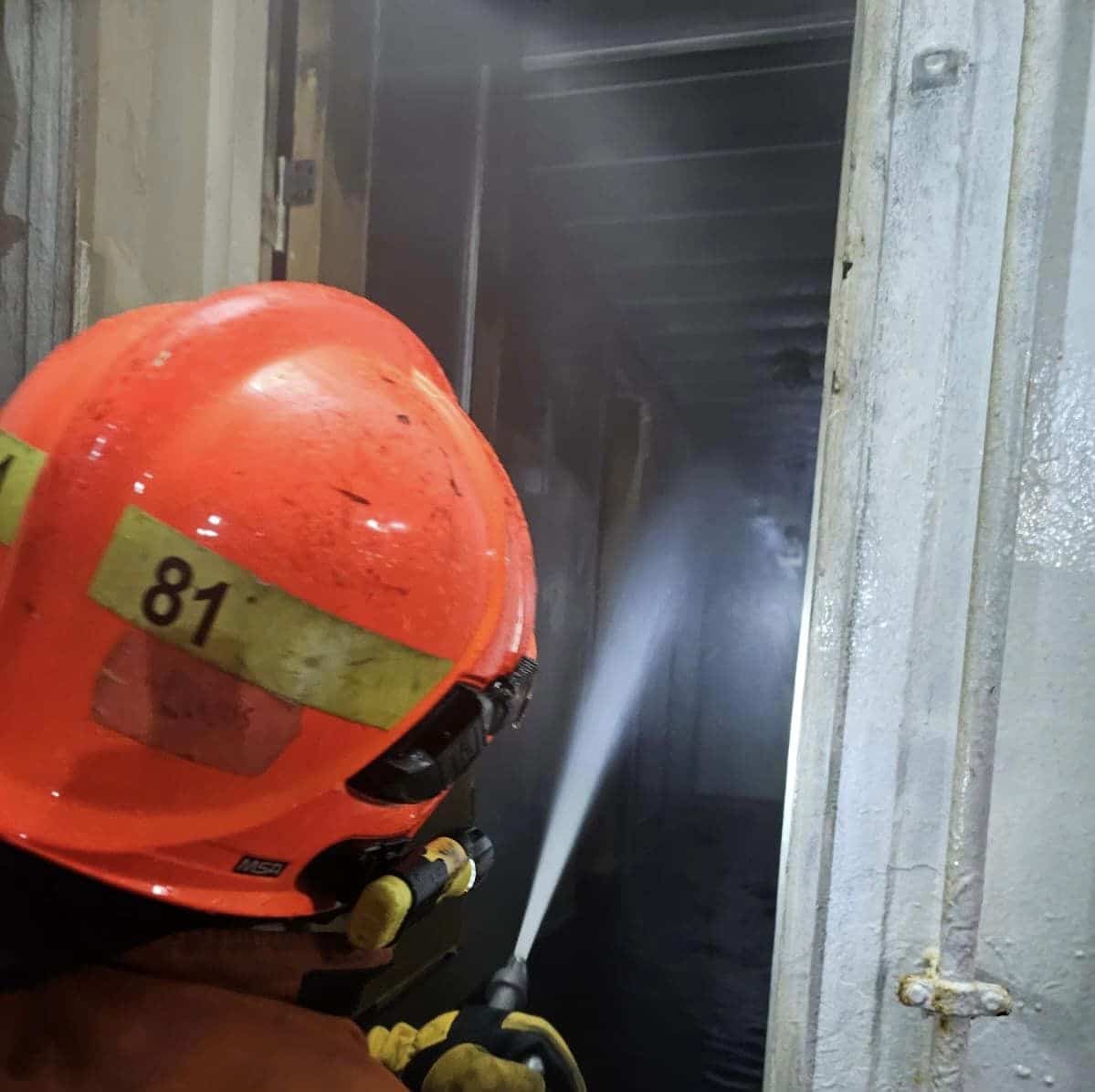 Fire aboard vessel off Singapore successfully extinguished, No injuries ...