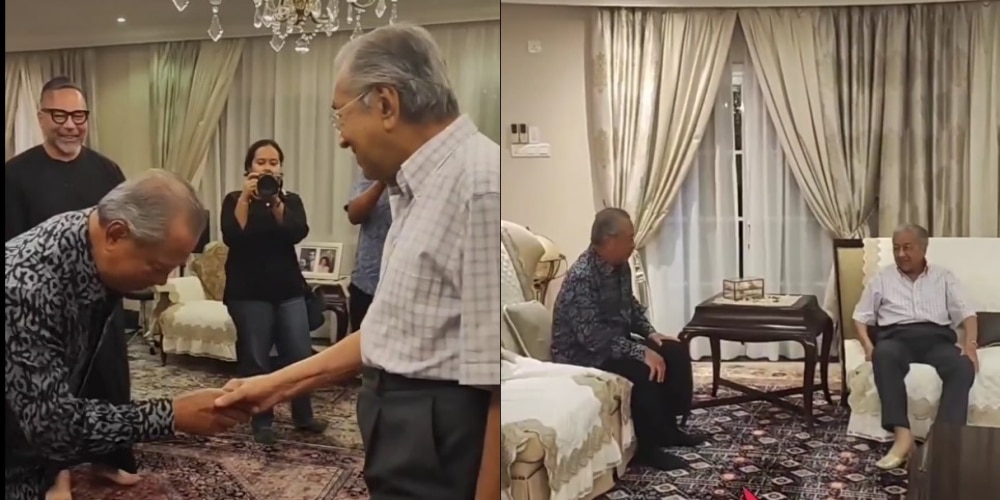 Two Malaysian former PMs, Tun M and Muhyiddin Yassin met up to ...